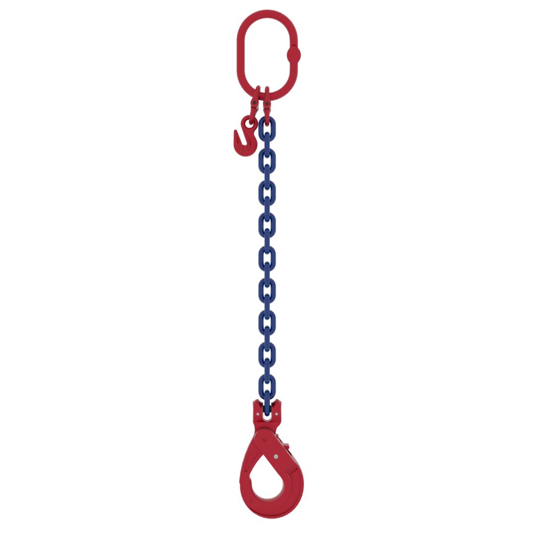 Chain sling 1-leg with safety hook, grade 10 | Lifting Gear UK