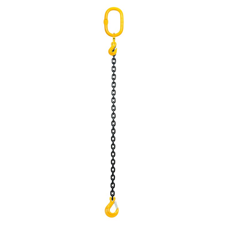 Chain sling 1-leg with latch hook, grade 8 | Lifting Gear UK