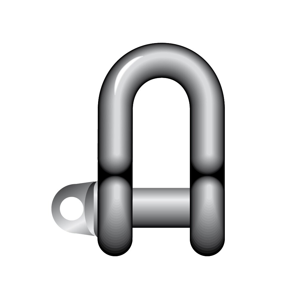 Shop large Dee Shackles with bow and pin | Lifting Gear UK